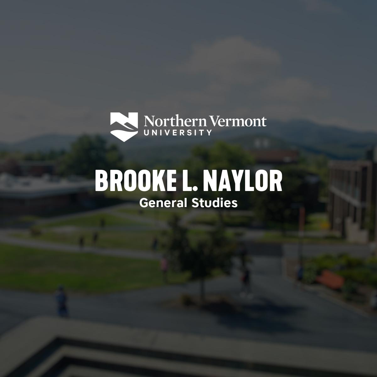 Brooke L. Naylor | Class of 2020 Celebration | NVU Johnson