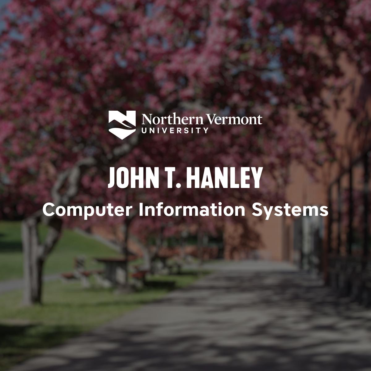 John T. Hanley | Class of 2020 Celebration | NVU Lyndon