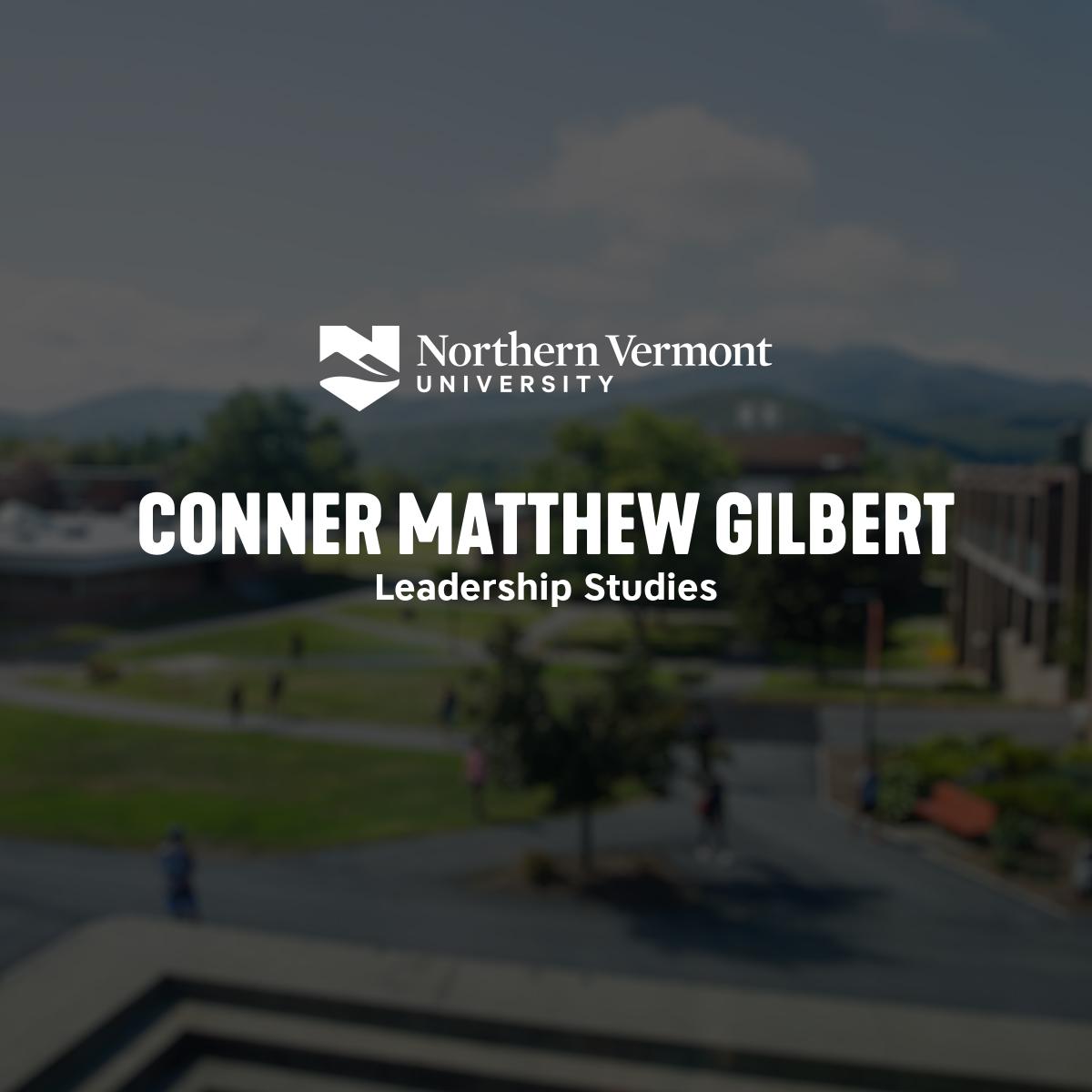 Conner Matthew Gilbert | Class of 2021 Commencement | NVU Johnson