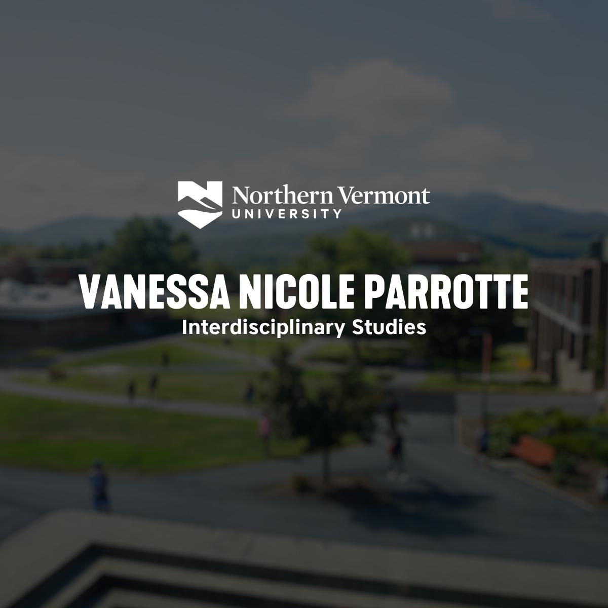 Vanessa Nicole Parrotte | Class of 2021 Commencement | NVU Johnson