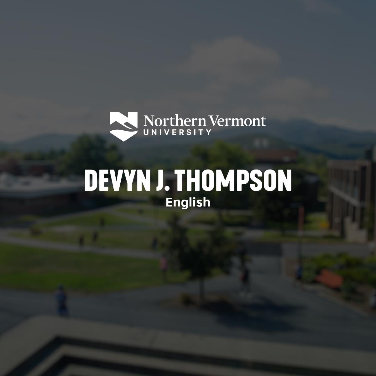 Devyn J. Thompson | Class of 2023 Commencement | NVU Johnson
