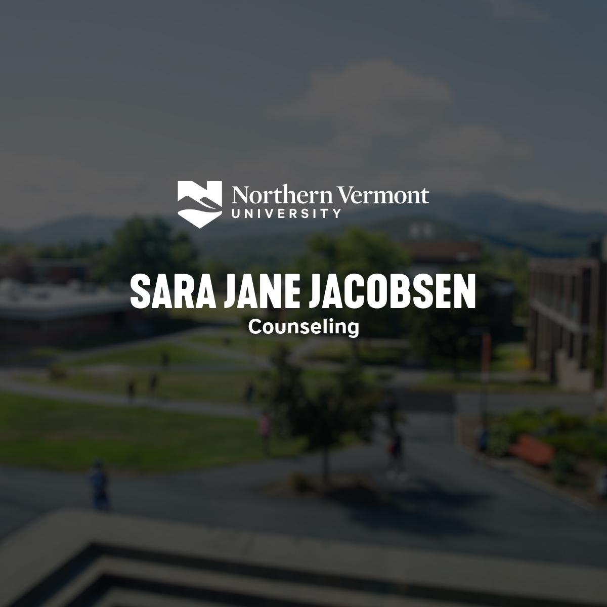 Sara Jane Jacobsen | Class of 2023 Commencement | NVU Johnson