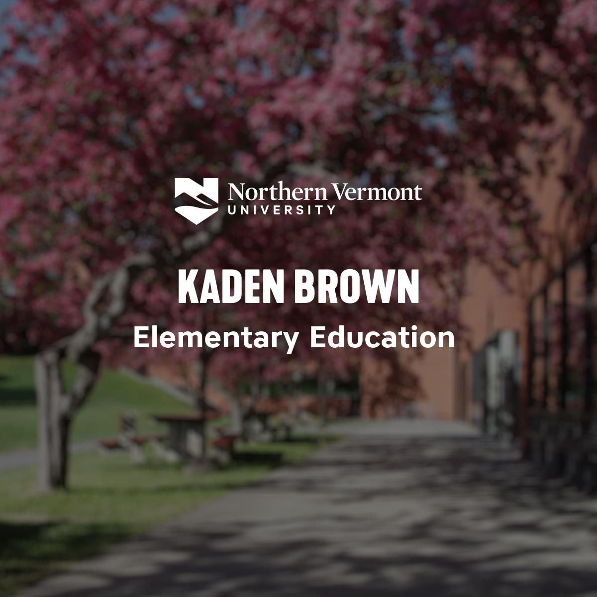 Kaden Brown | Class of 2023 Commencement | NVU Lyndon